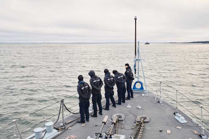 Estonia steps up patrols in the icy Baltic Sea in a show of force after ...