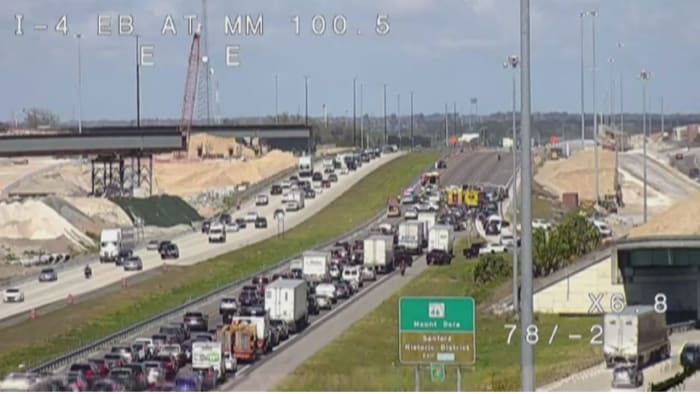 Eastbound I-4 in Seminole County reopened after crash forced total ...
