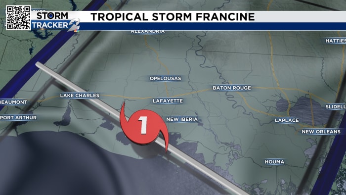 Latest tropics update: Tropical Storm Francine has formed