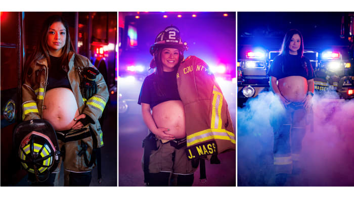 firefighter while pregnant