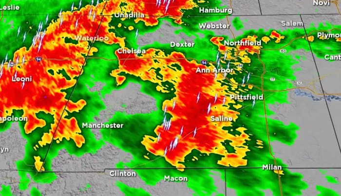 Full list of severe weather alerts for Monday in Southeast Michigan