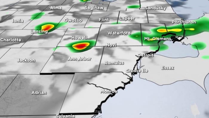 Chance of thunderstorms with warm, muggy heat expected mid-week in ...