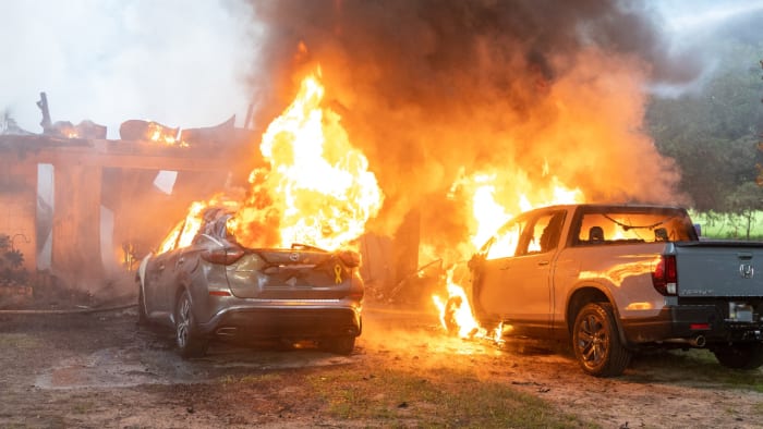 Marion County firefighter injured battling blaze that involved propane ...