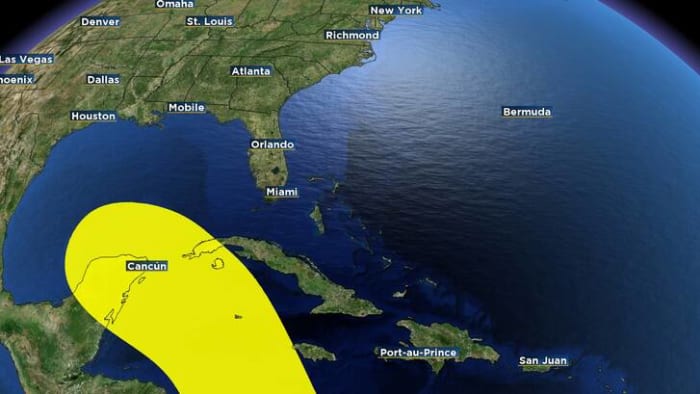 What’s that yellow blob the hurricane center is tracking behind ...