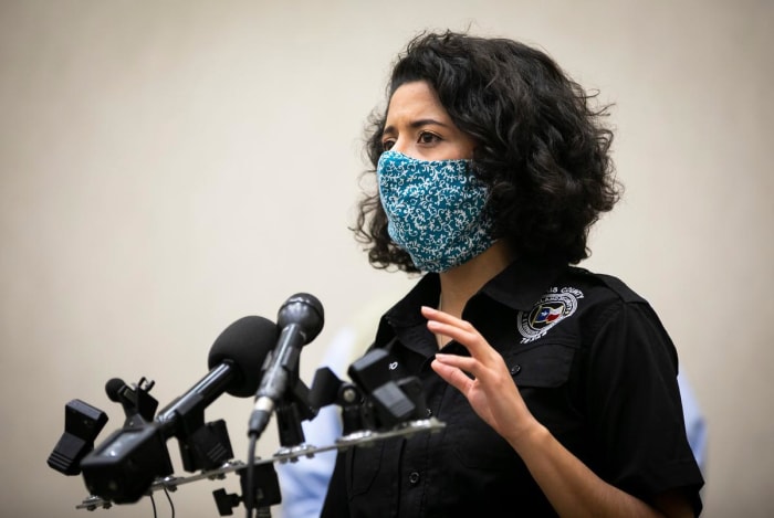 Harris County Judge Lina Hidalgo to address COVID-19 during ...