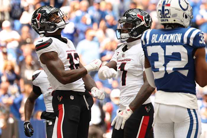 Texans’ Nico Collins shows mobility, confidence, primed for Cowboys ...