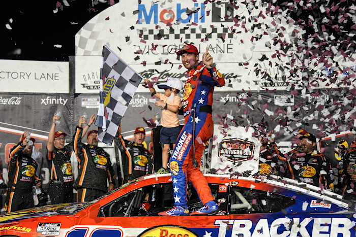 Briscoe wins 2nd straight Southern 500 to advance to 2nd round of ...