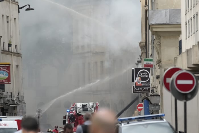 Paris police look at gas leak as possible cause of explosion and fire ...