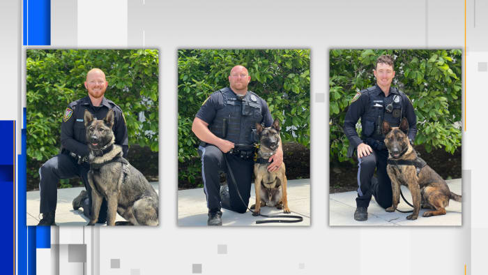 Roanoke Police Department adds new K-9s to its team