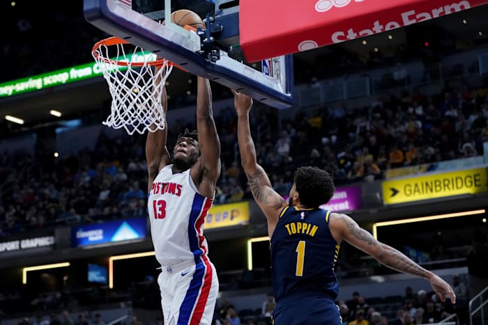 Former Detroit Pistons athletic big man is 4 wins away from winning ...