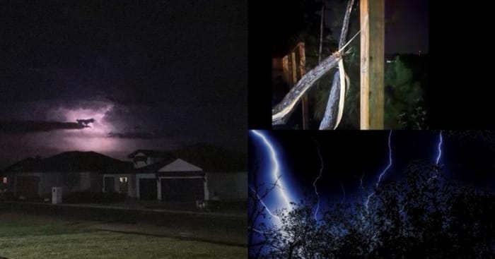 📸PHOTOS, VIDEOS: Houston-area residents see lightning, damage following ...