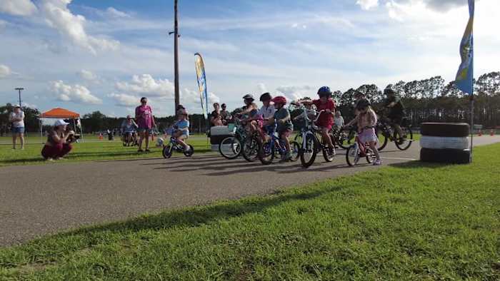 Kids Bike Rodeo teaches bicycle safety at Clay County Fairgrounds