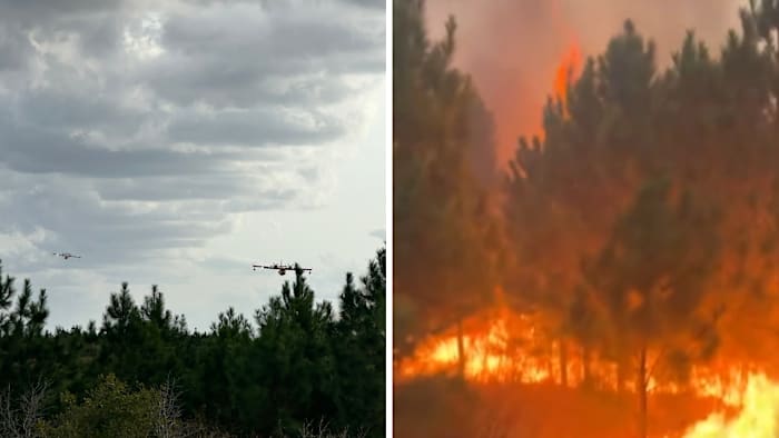 Some evacuation orders lifted as fire crews make progress containing ...