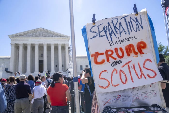 US Supreme Court Latest: Court sends Trump’s immunity case back to ...