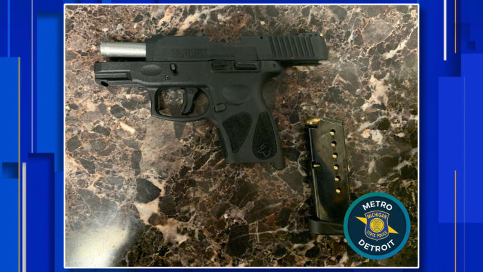 Michigan State Police troopers find gun during traffic stop in Southfield