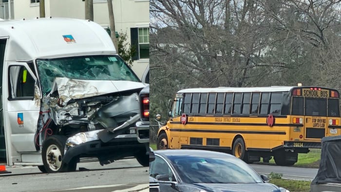 School bus, Access Lynx bus collide in Kissimmee