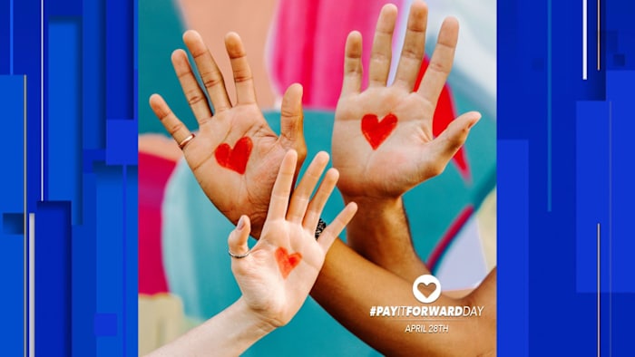 Spreading kindness on Global Pay It Forward Day