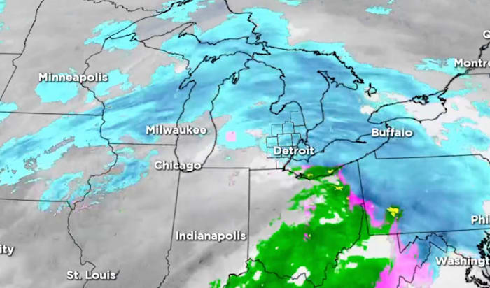 Track live radar: Weekend winter storm brings accumulating snow to ...