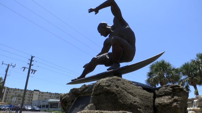 Cocoa Beach could relocate ‘dangerous’ Kelly Slater statue to future ...