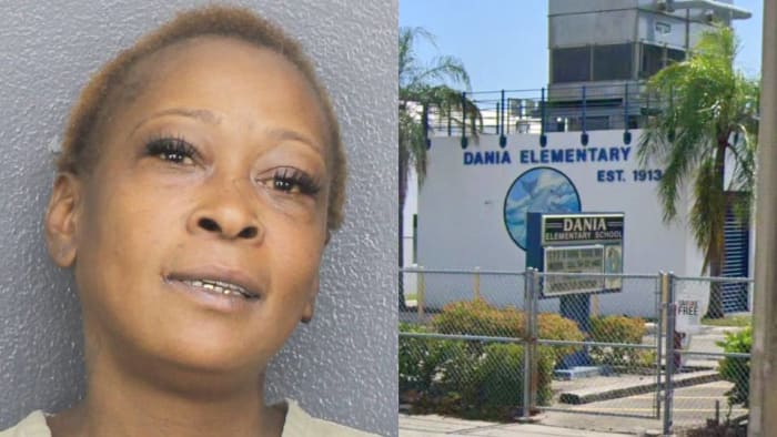 Dania Beach woman accused of attacking elementary school teacher