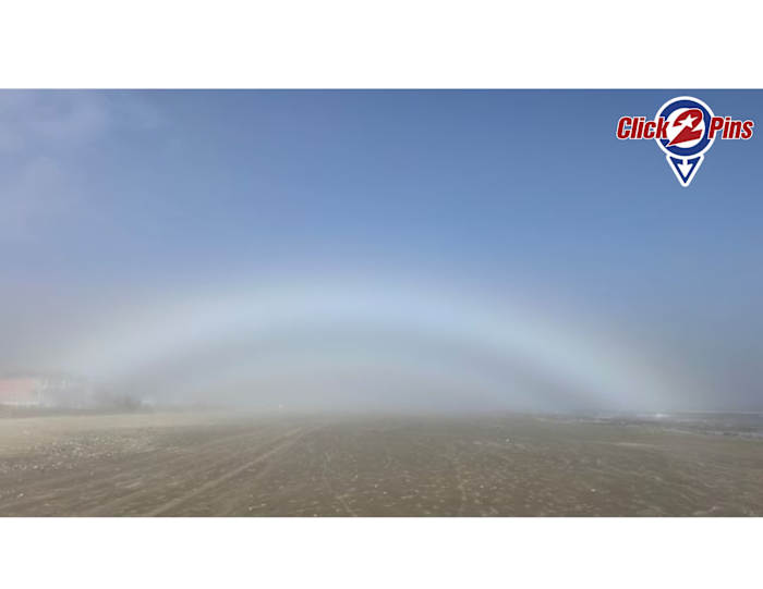 What do you call a rainbow with no color? One was spotted recently over ...