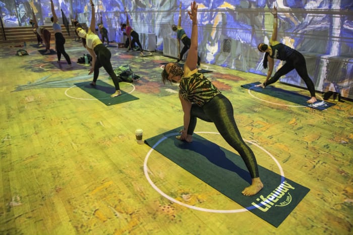 You can now practice yoga within the Immersive Van Gogh exhibit in San ...