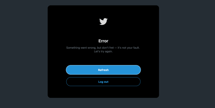 Twitter users experiencing login errors: ‘It’s not your fault’
