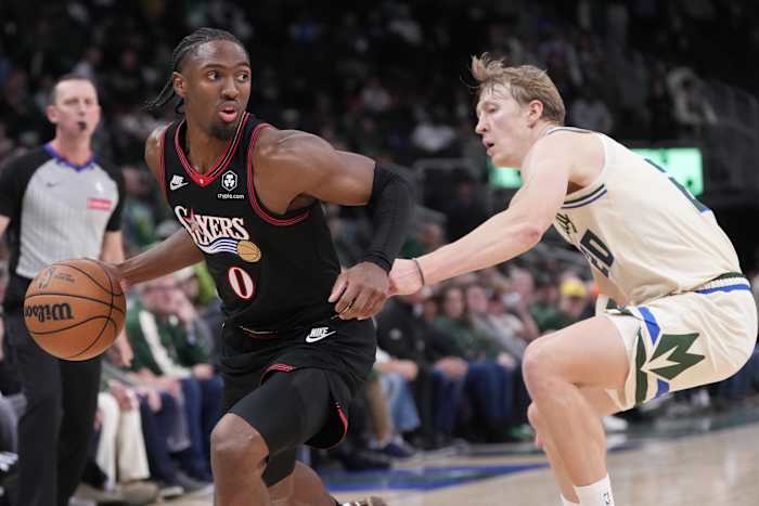 76ers' hard-working Tyrese Maxey joins exclusive fraternity with 54 ...