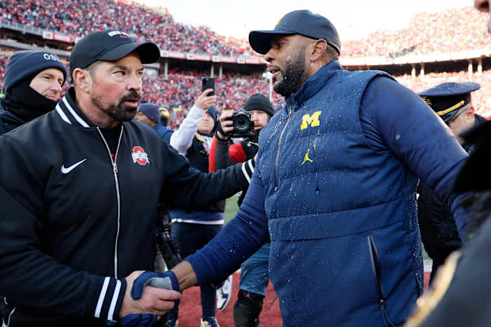 Michigan, Ohio State players brawl after Wolverines beat No. 2 Buckeyes ...