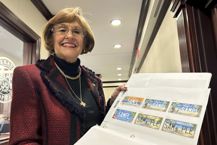 Jimmy Buffett fans can now order specialty license plates