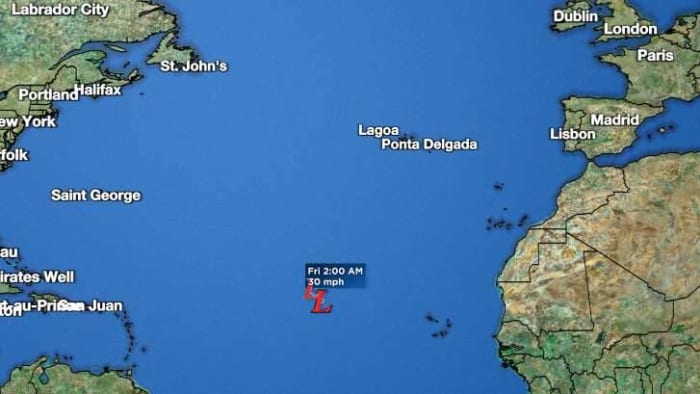 Tropical Depression Becomes A Remnant Low