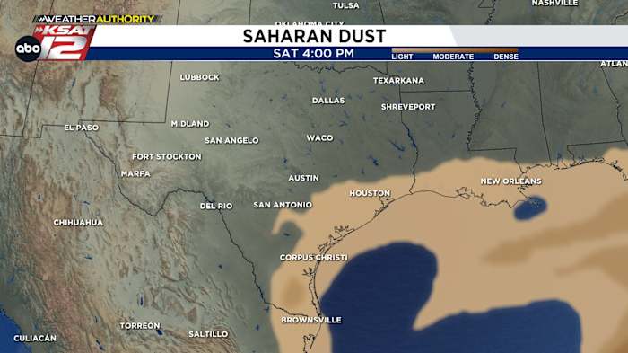 Another plume of Saharan dust and smoke creates hazy skies over the US