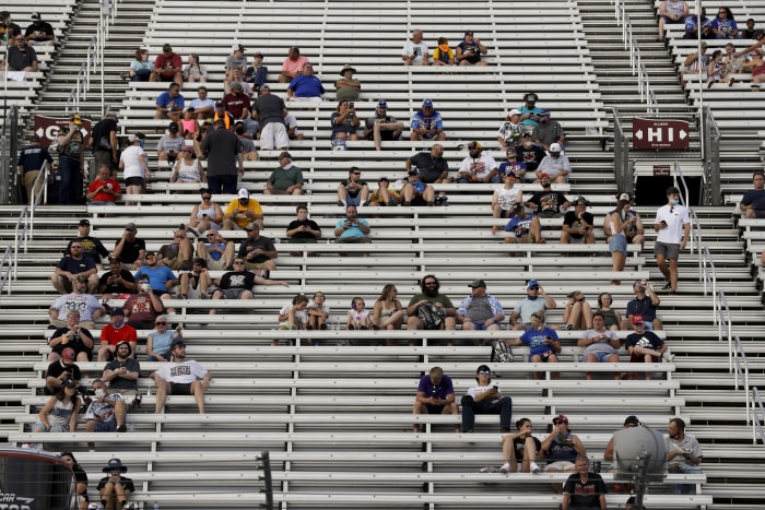 NASCAR hosts largest sporting event crowd since pandemic