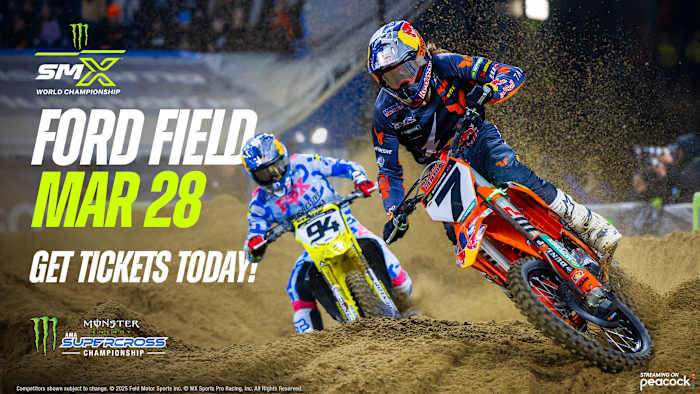 Win a family 4-pack of tickets to SuperCross at Ford Field