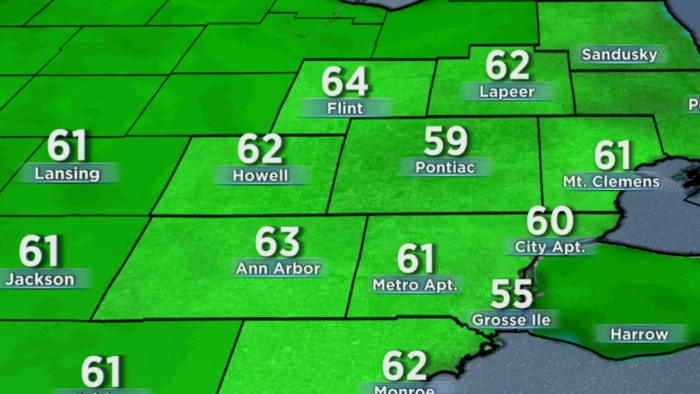 Temperatures rising in Metro Detroit by the end of the week -- here’s ...