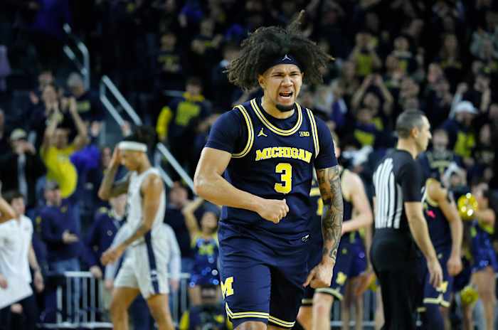 ‘Ice Tre’ slides Michigan basketball past Penn State, extends home win ...