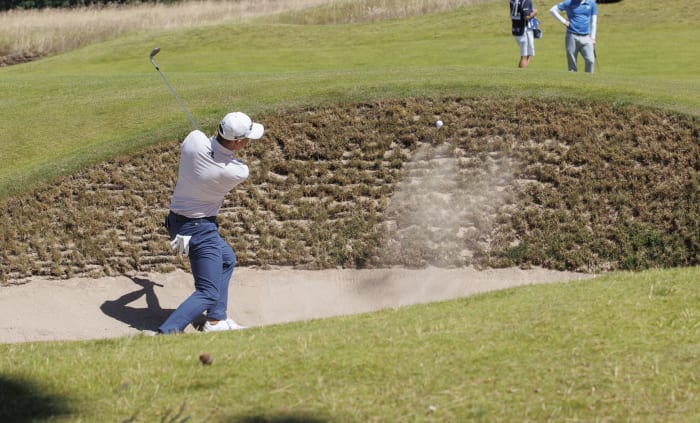 Tringale holds steady against wind, leads Scottish Open by 3