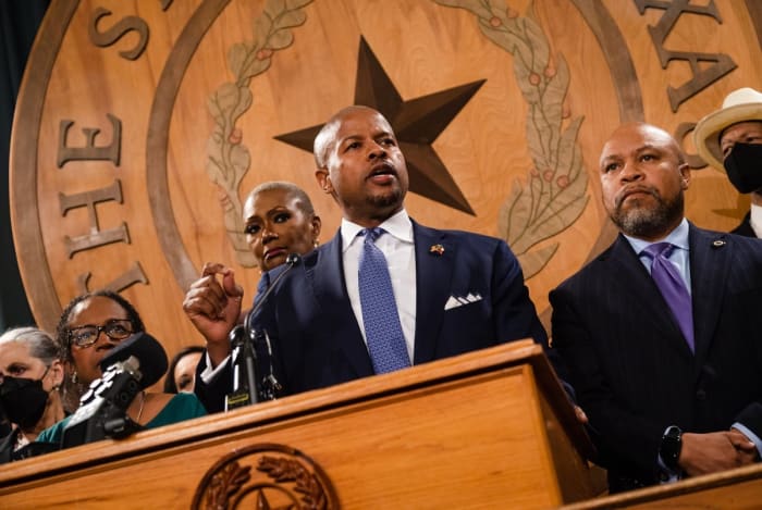 Black and Latino lawmakers slam Gov. Greg Abbott for order limiting ...