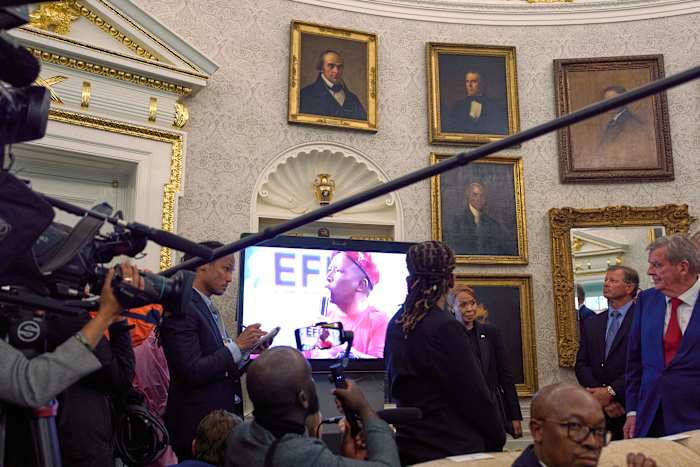 julius malema white house