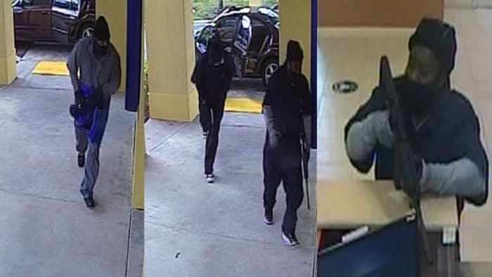 Fbi Offers Reward For Information About Trio Who Robbed Broward Bank At