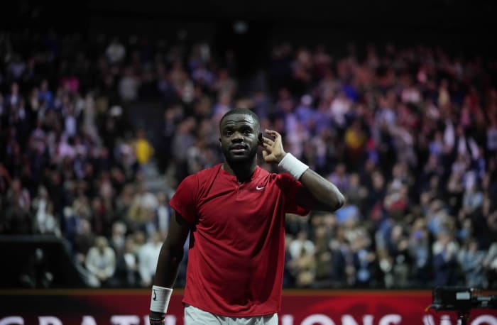 'Prime Time' Tiafoe lifts Team World to 1st Laver Cup win
