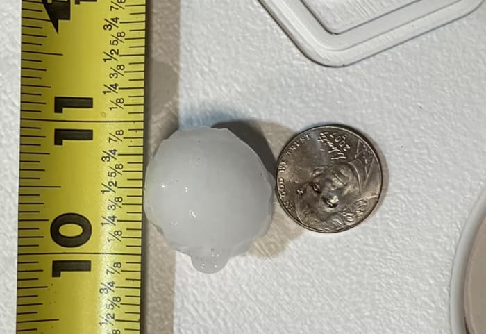 IN PHOTOS: Quarter-sized hail pummels San Antonio area during thunderstorms