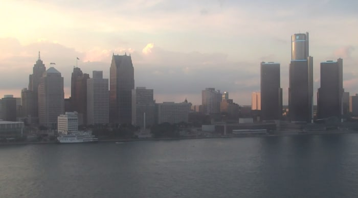 LIVE CAM: View of Detroit riverfront