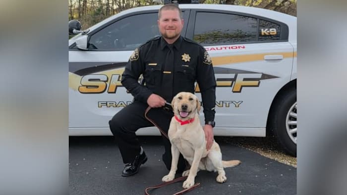 K9 Tilly joins Franklin County Sheriff’s Office to help keep schools safe