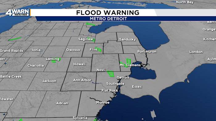 Flooding continues amid hiatus in Metro Detroit’s wet weather