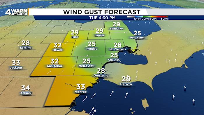 Weekend sunshine gives way to warmer, windy conditions in Metro Detroit ...