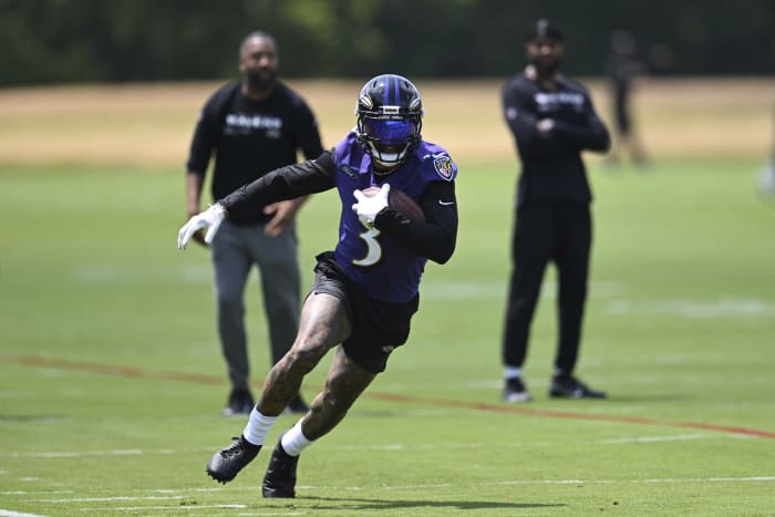 Odell Beckham Jr. suits up for first time in 16 months as Ravens begin ...