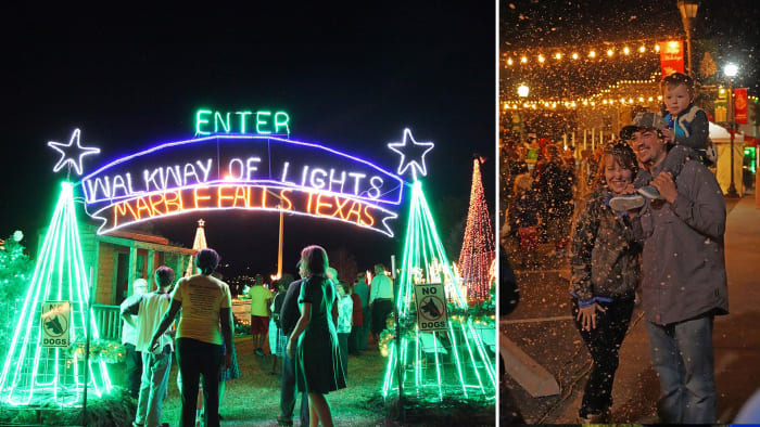 Walk through 2 million holiday lights in Marble Falls during free 44 ...