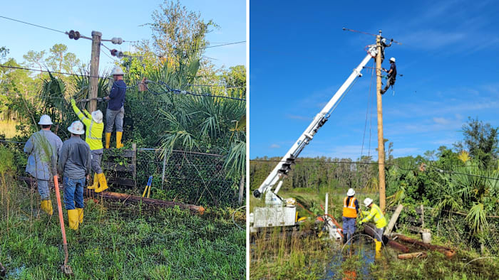 JEA crews deployed to help fellow Floridians with restoration efforts ...