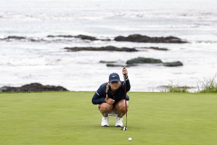 Bailey Tardy brings her best to Pebble Beach for 2-shot lead at US ...
